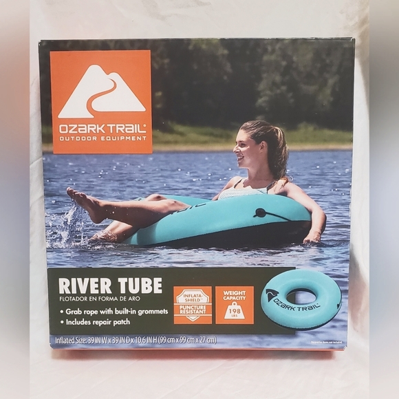 Ozark Trail | Other | Ozark Trail 39 Teal River Tube Float Grab Rope ...